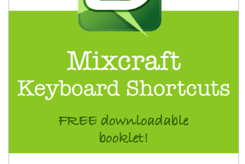 Mixcraft 6 Keyboard Shortcuts - Free Download – Midnight Music
