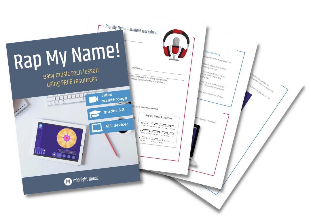Rap My Name [Free Music Tech Lesson Plan] – Midnight Music