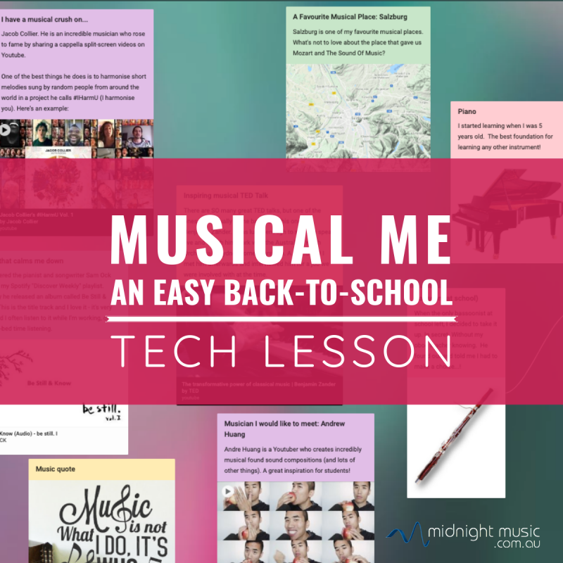 Musical Me - An Easy Back-To-School Tech Lesson – Midnight Music