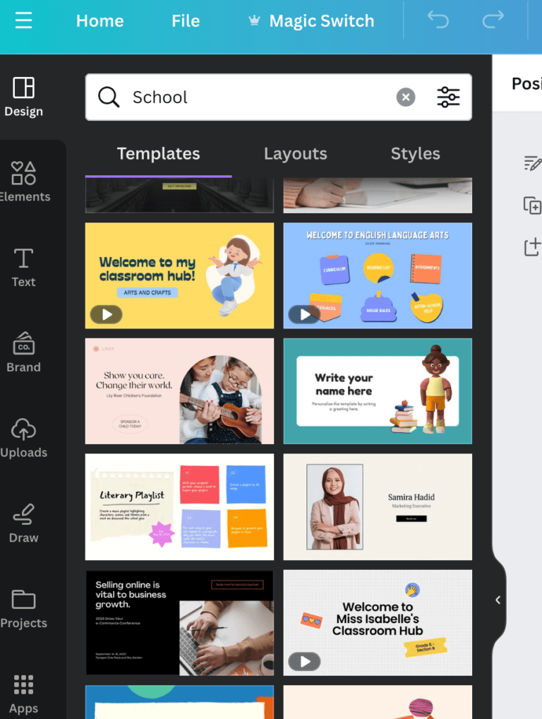 How to create a free one-page website in Canva for music teachers ...