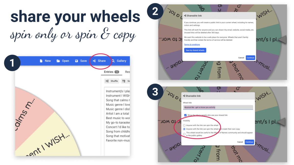 How to Use Wheel of Names in Music Class – Midnight Music