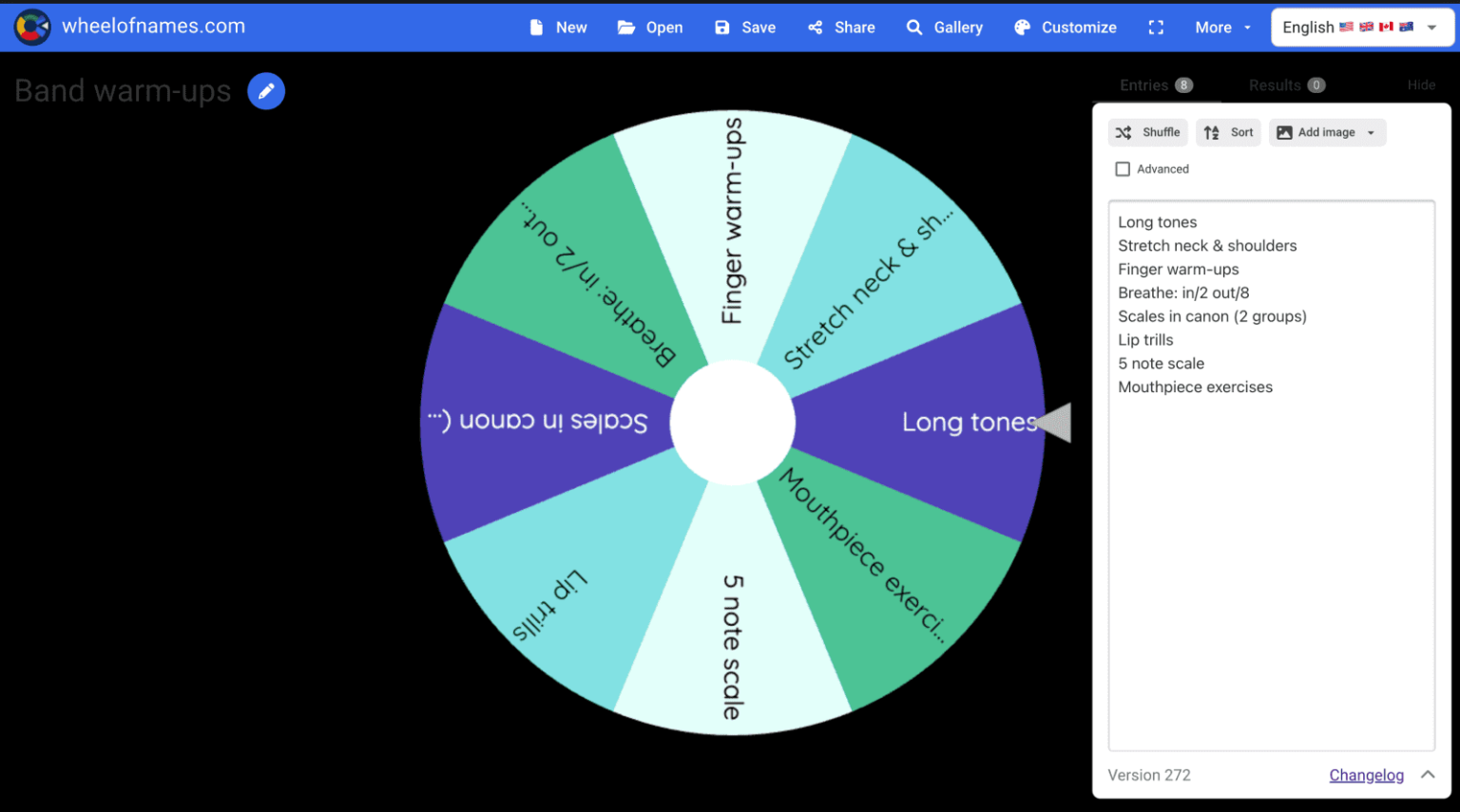 How to Use Wheel of Names in Music Class – Midnight Music