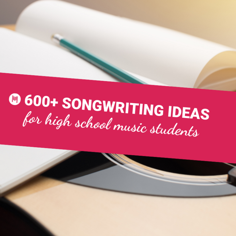 600+ Songwriting Ideas for High School Music Students – Midnight Music