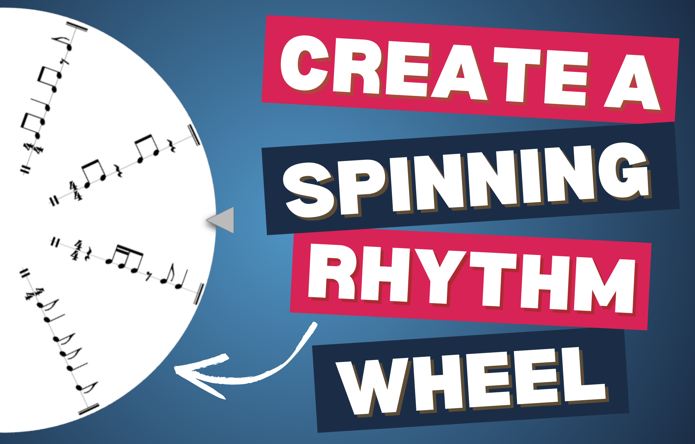 How To Create A Rhythm Spinner Wheel Using Wheel Of Names – Midnight Music